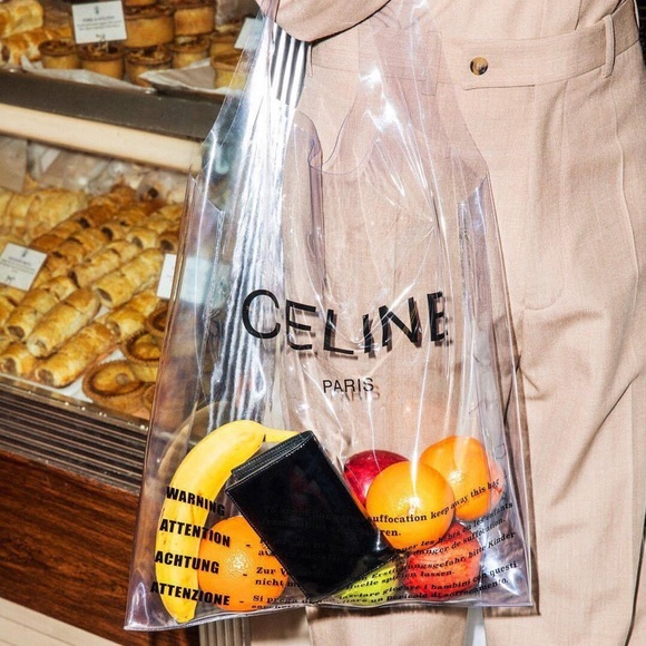 Celine | Bags | Celine Transparent Hobo Bag | Poshmark